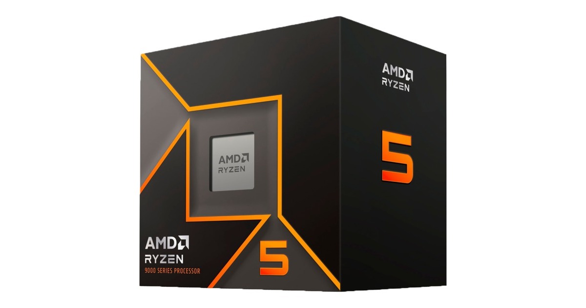 AMD Ryzen 5 9600, 3,8 GHz (5,2 GHz Turbo Boost) socket AM5 processeur ...
