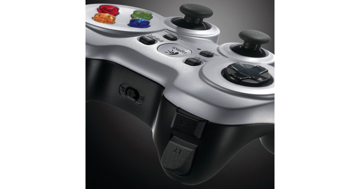 Logitech gaming Wireless Gamepad F710, Manette de jeu Argent/Noir