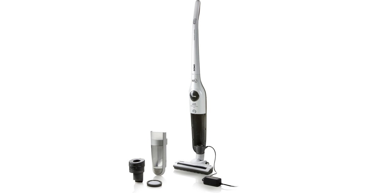 Domo DOMO Steelstofzuiger, Aspirateur balais Gris