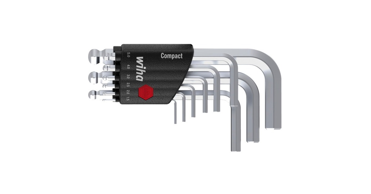 Wiha Jeu de clés Allen dans un support compact, Tournevis 10 pièces ...