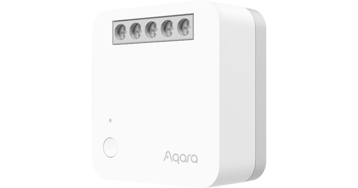 Aqara Single Switch Module T1 (With Neutral), Relais Blanc