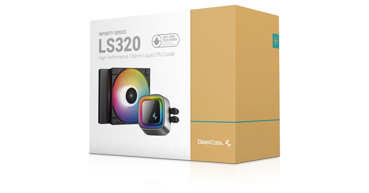 Deepcool LS320 120mm, Watercooling Noir