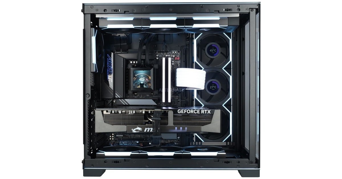 ALTERNATE Pure Lian Li R7-5090, PC gaming Noir, Ryzen 7 9800X3D | RTX ...