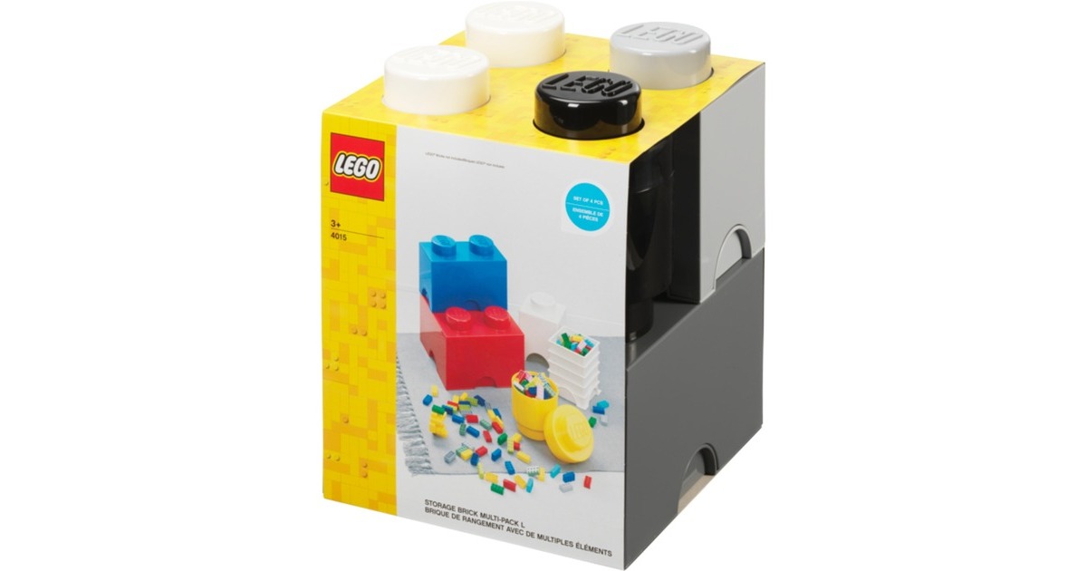 Room Copenhagen Cubes de rangement LEGO Multi Pack 4, Boîte de ...