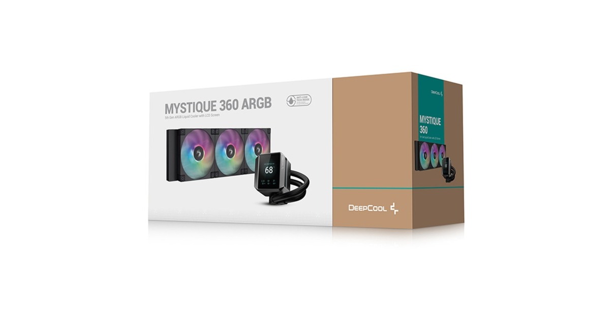 Deepcool MYSTIQUE 360 ARGB, Watercooling Noir, Connecteur de ...