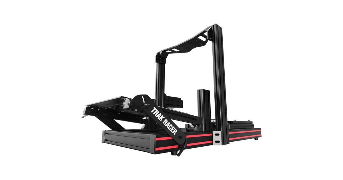 Trak Racer TR80 MK5 avec plateau standard, Simulateur de course Noir/Rouge