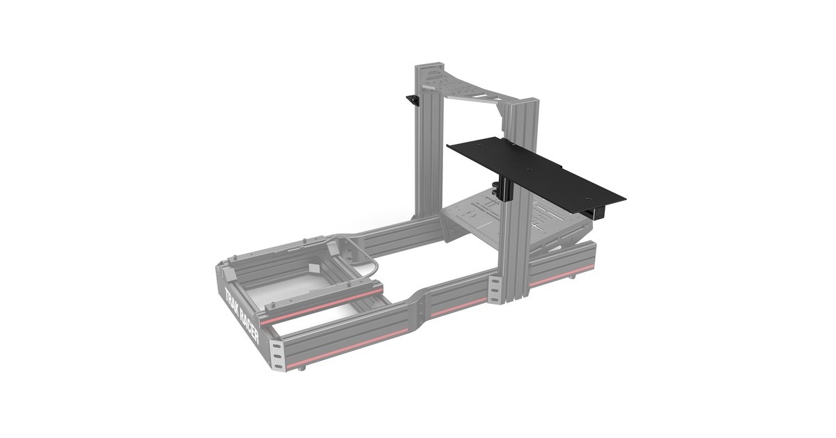 Trak Racer Plateau de table avec support pivotant, Montage Noir