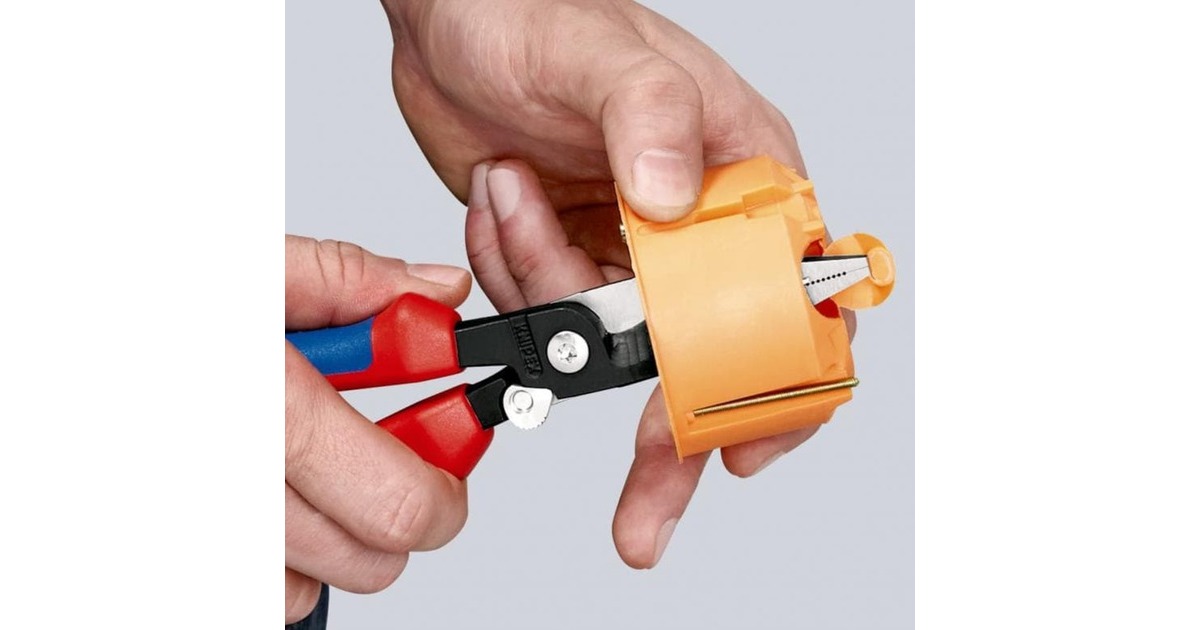 Knipex Pince d'installation électrique 13 82 200 Rouge/Bleu