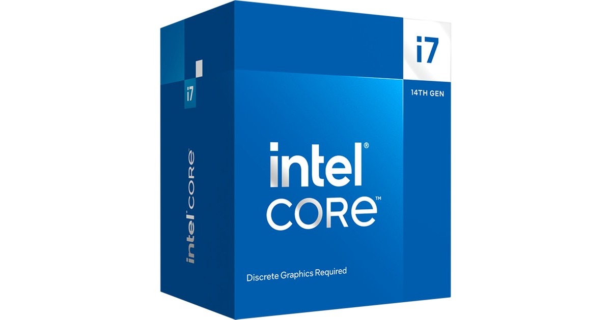 Intel® Core i7-14700, 3,4 GHz (5,4 GHz Turbo Boost) socket 1700 ...