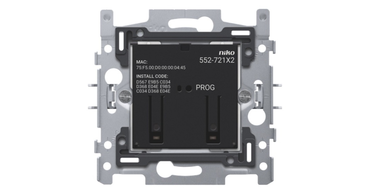 Niko Double interrupteur Zigbee® connecté, 2x 10A