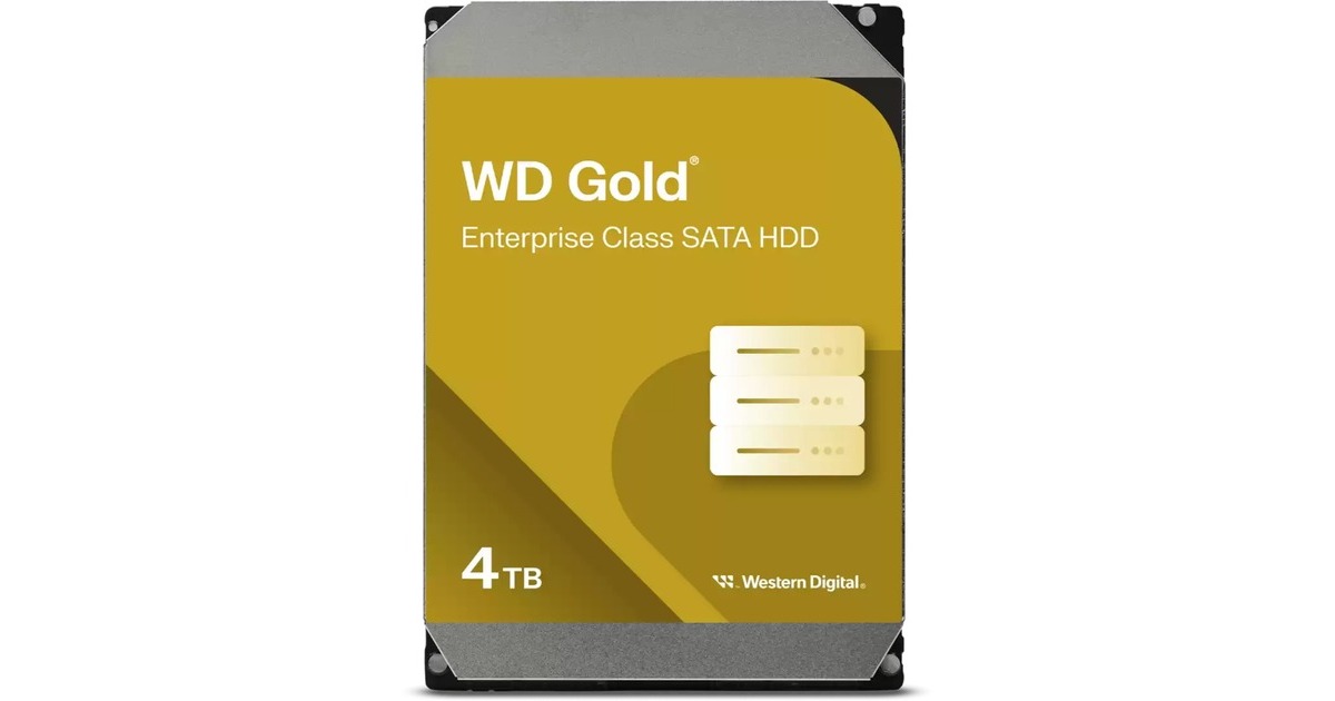 WD Gold Enterprise Class 4 To, Disque dur WD4004FRYZ, SATA 600, 24/7 Outlet