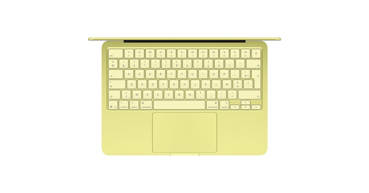 Apple MacBook Neo PC portable Néon jaune | A18 Pro | 5-Core GPU | 8 Go ...