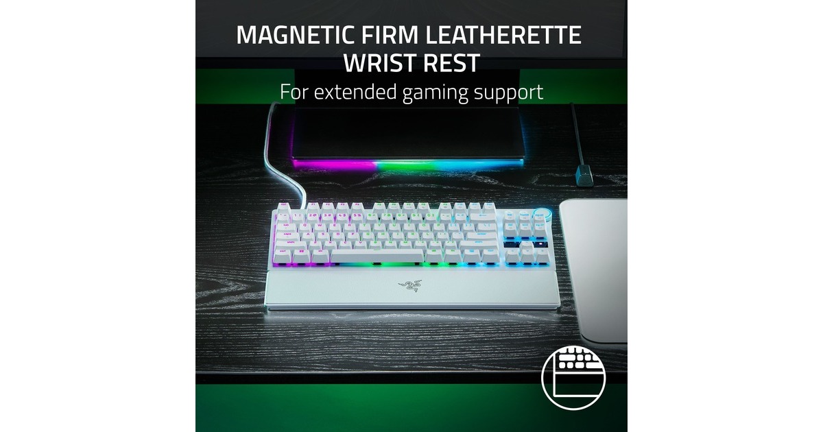 Razer Huntsman V3 Pro TKL - Blanc, clavier gaming Blanc, Layout États ...