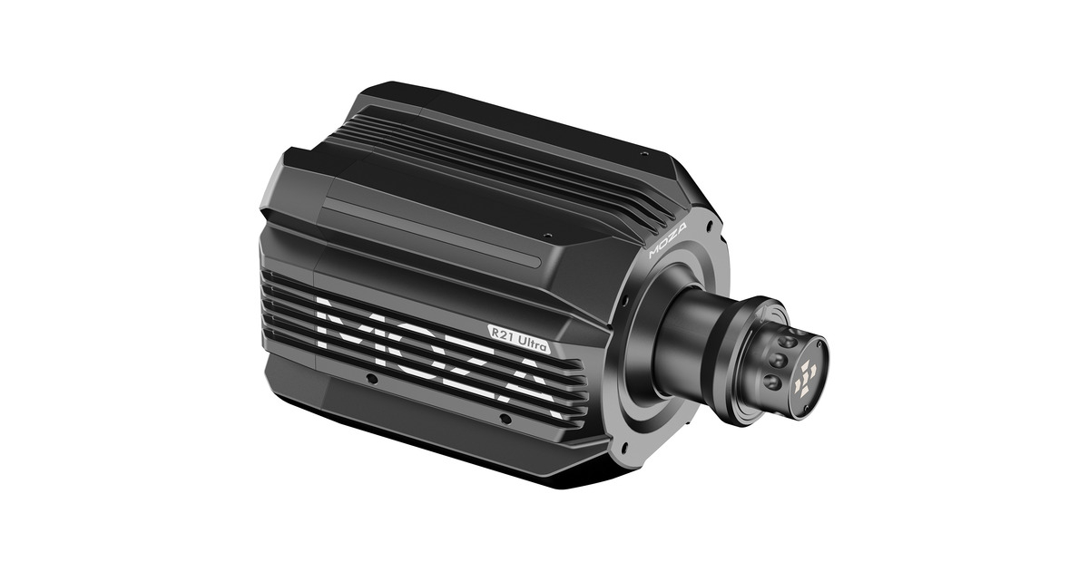 MOZA R21 Ultra Direct Drive Wheel Base, Bases de volant Noir