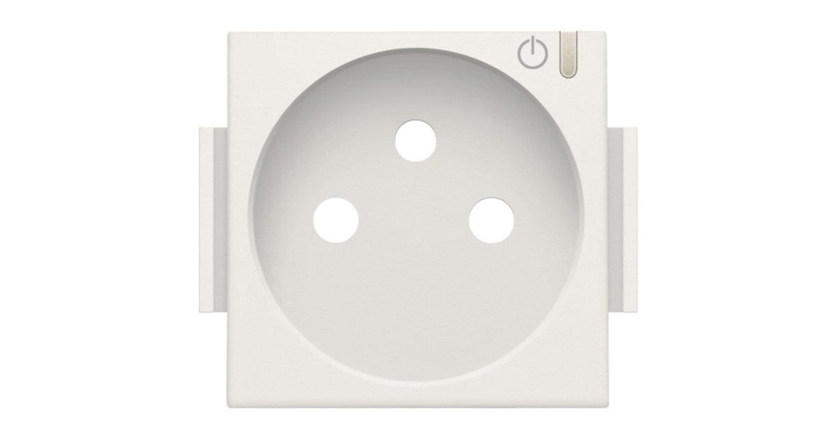 Niko Kit de finition pour prise de courant connectée Blanc