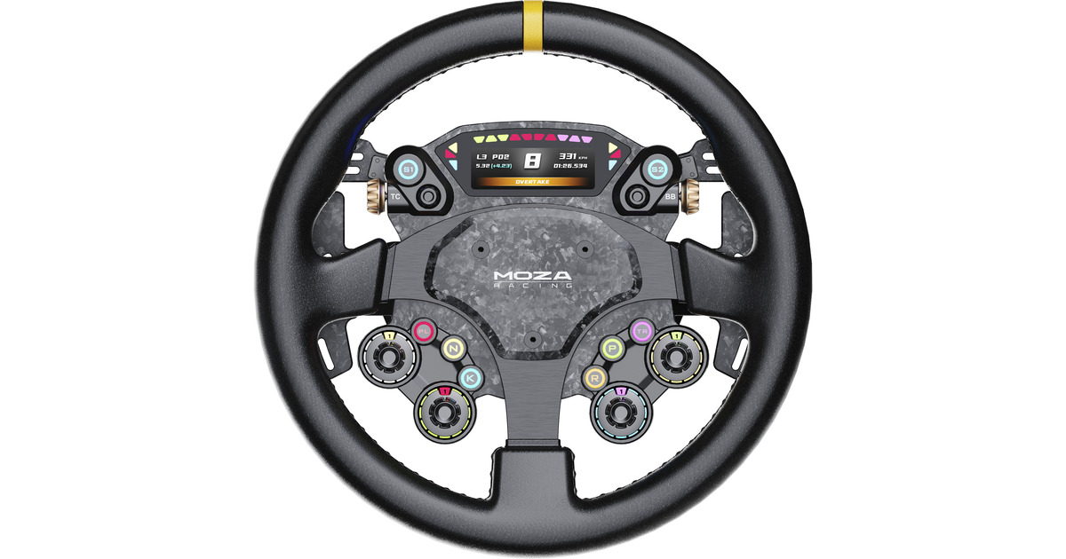 MOZA CS Pro, Volant Noir