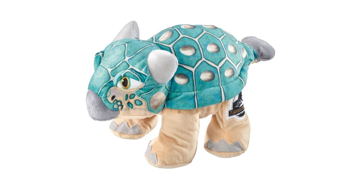 Schmidt Spiele Jurassic World - Bumpy, Peluche Turquoise/Beige, 27 cm