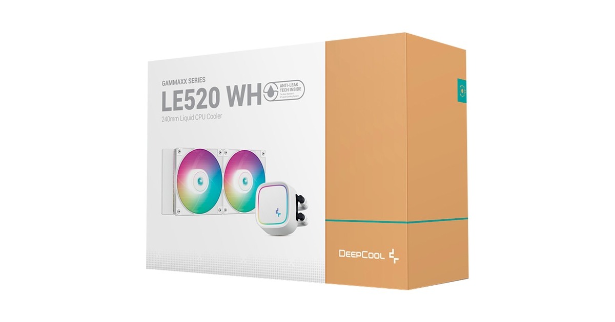 Deepcool LE520 WH, Watercooling Blanc