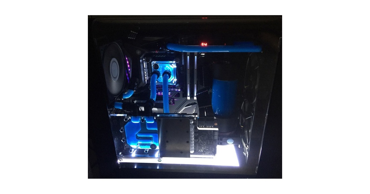 EKWB EK-CryoFuel Solid Azure Blue (Premix 1000mL), Liquide de ...