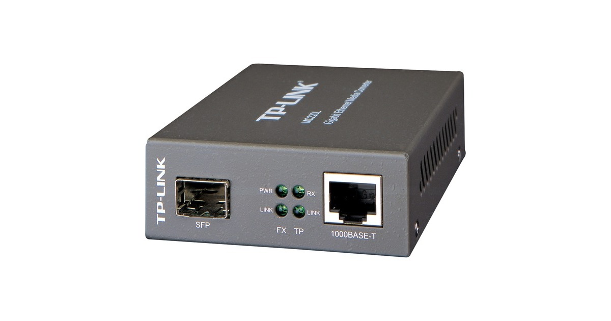 TP-Link MC220L, Convertisseur Gris, 1000 Mbit/s, IEEE 802.1ab, IEEE 802 ...
