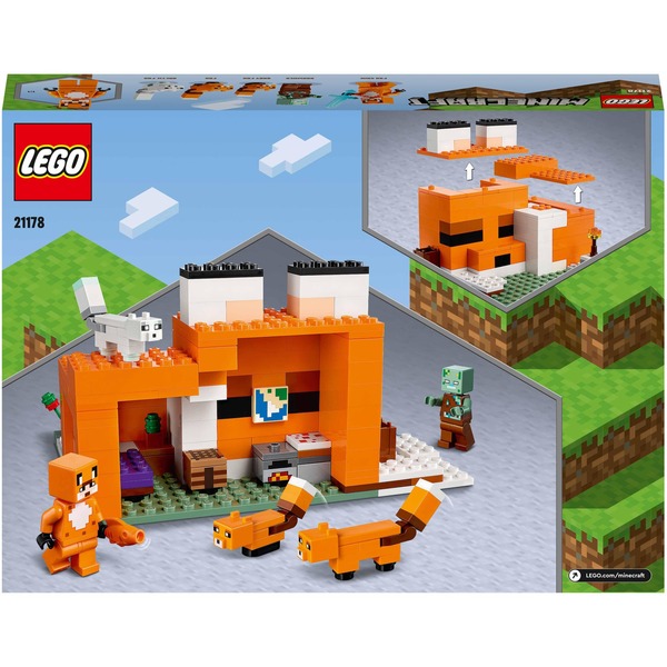 Lego Minecraft - Le refuge renard, Jouets de construction 21178
