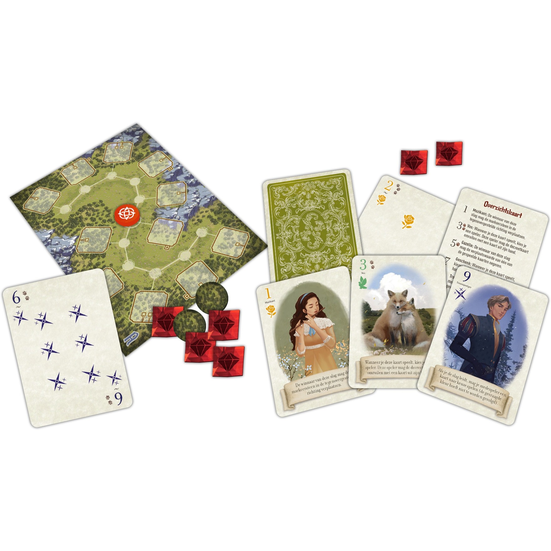 Jeux White Goblin Le Renard dans les bois: Duet, Jeu de cartes ...